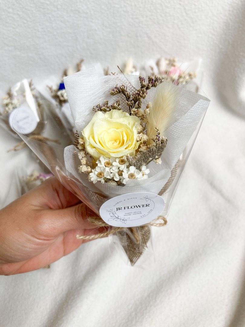 Petite Size Preserved Rose Bouquet, Hobbies & Toys, Stationery & Craft ...