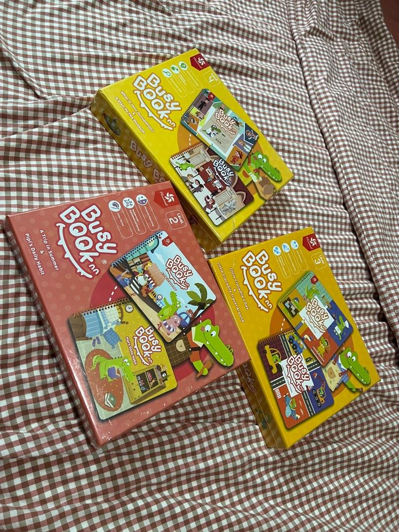 Pinwheel busy book crocodile level 2 / 3 / 4, Hobbies & Toys, Books ...