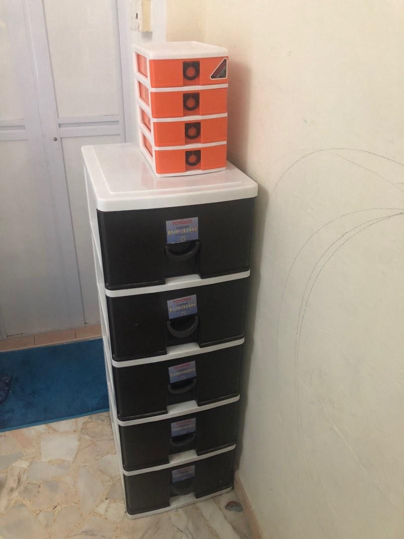 Plastic shelves racks cabinets, Furniture & Home Living, Furniture ...