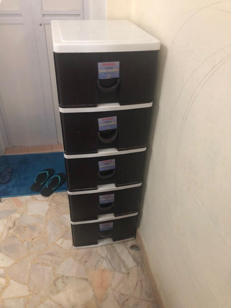 Plastic shelves racks cabinets, Furniture & Home Living, Furniture ...