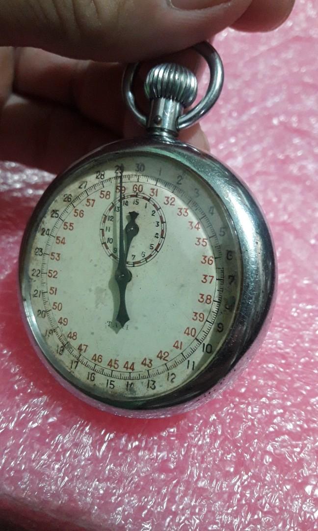 Pocket stop watch, Hobbies & Toys, Memorabilia & Collectibles, Vintage ...