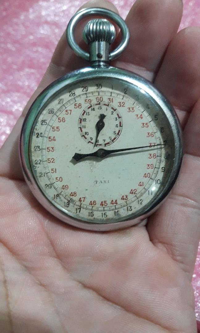 Pocket stop watch, Hobbies & Toys, Memorabilia & Collectibles, Vintage ...