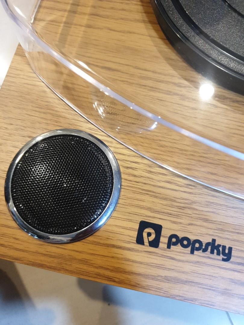 POPSKY VINTAGE TURNTABLE TT202-W, Audio, Soundbars, Speakers ...