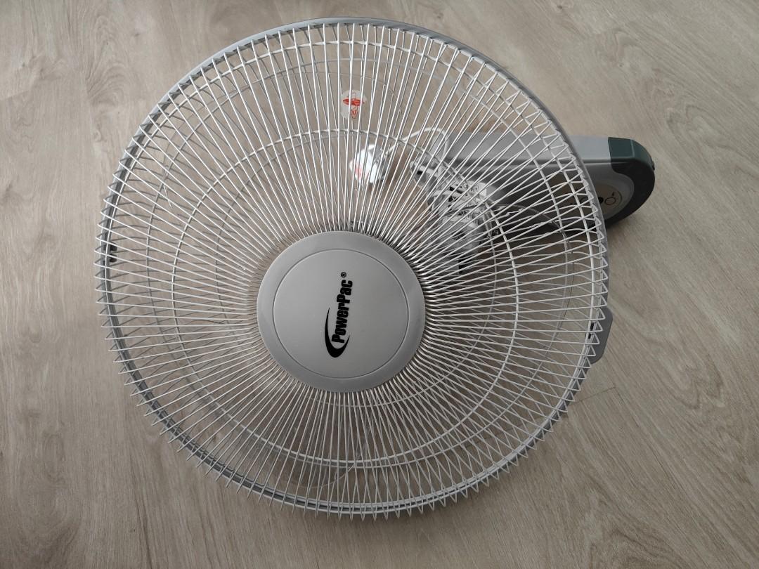 Powerpac wall fan, Furniture & Home Living, Lighting & Fans, Fans on ...