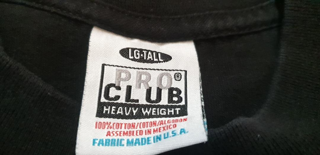 Pro Club Pro Club Heavy Weight Large Tall Black Shirt, Men's Fashion ...