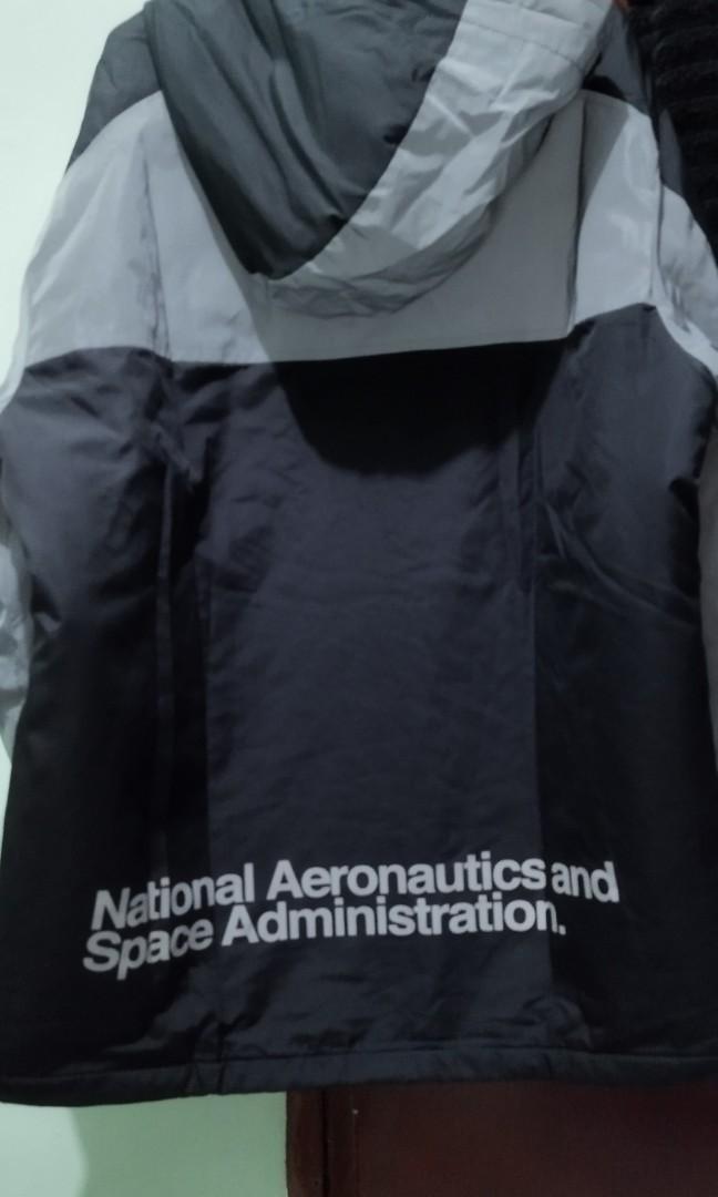Pull & bear x nasa collab winter jacket sz xl, Men's Fashion, Coats ...