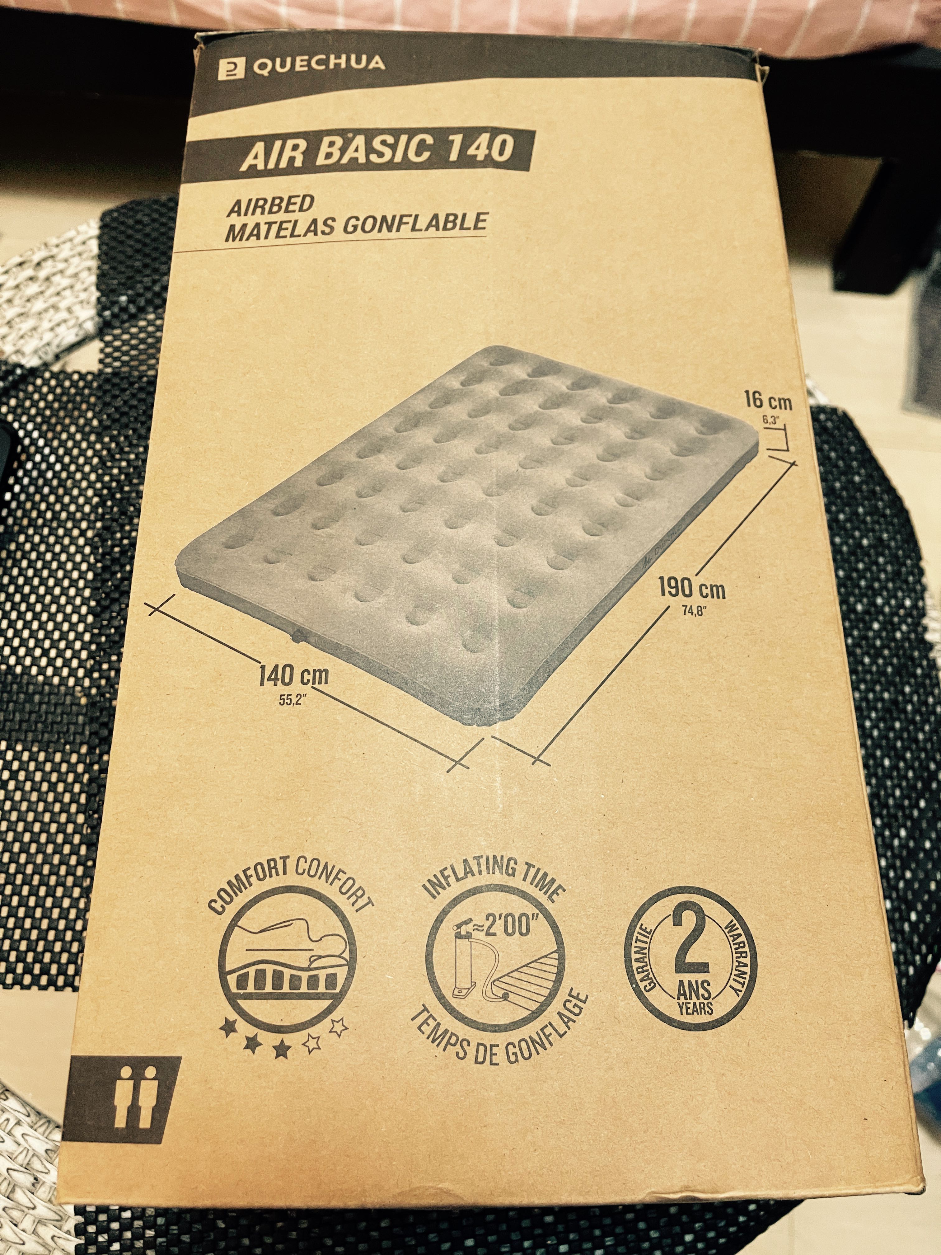 Queen Size Air Bed From Decathlon, Furniture & Home Living, Furniture ...