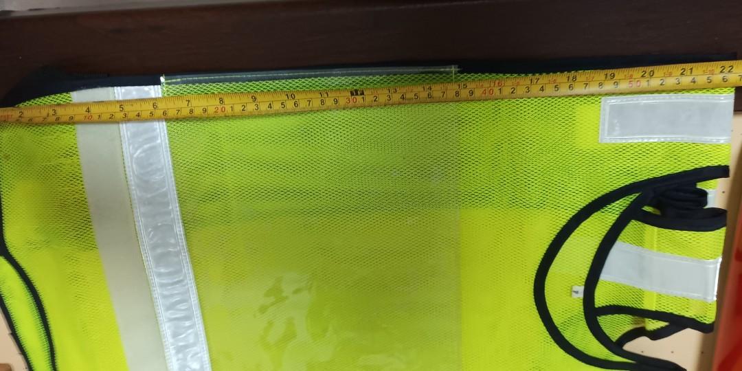 Reflectorized neon green vest japan, Motorbikes, Motorbike Parts ...