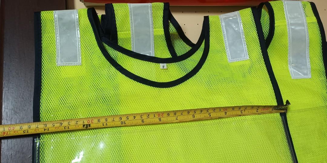 Reflectorized neon green vest japan, Motorbikes, Motorbike Parts ...