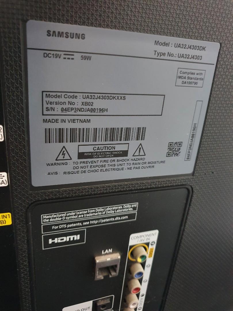 Samsung 32 inch smart tv4 series, TV & Home Appliances, TV ...