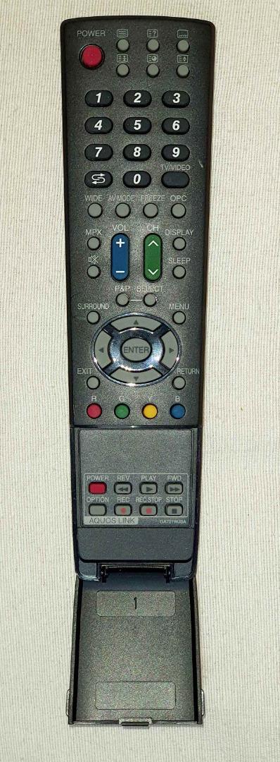 Sharp AQUOS & GJ224 TV Remote Control (Used), TV & Home Appliances, TV & Entertainment, TV Parts ...