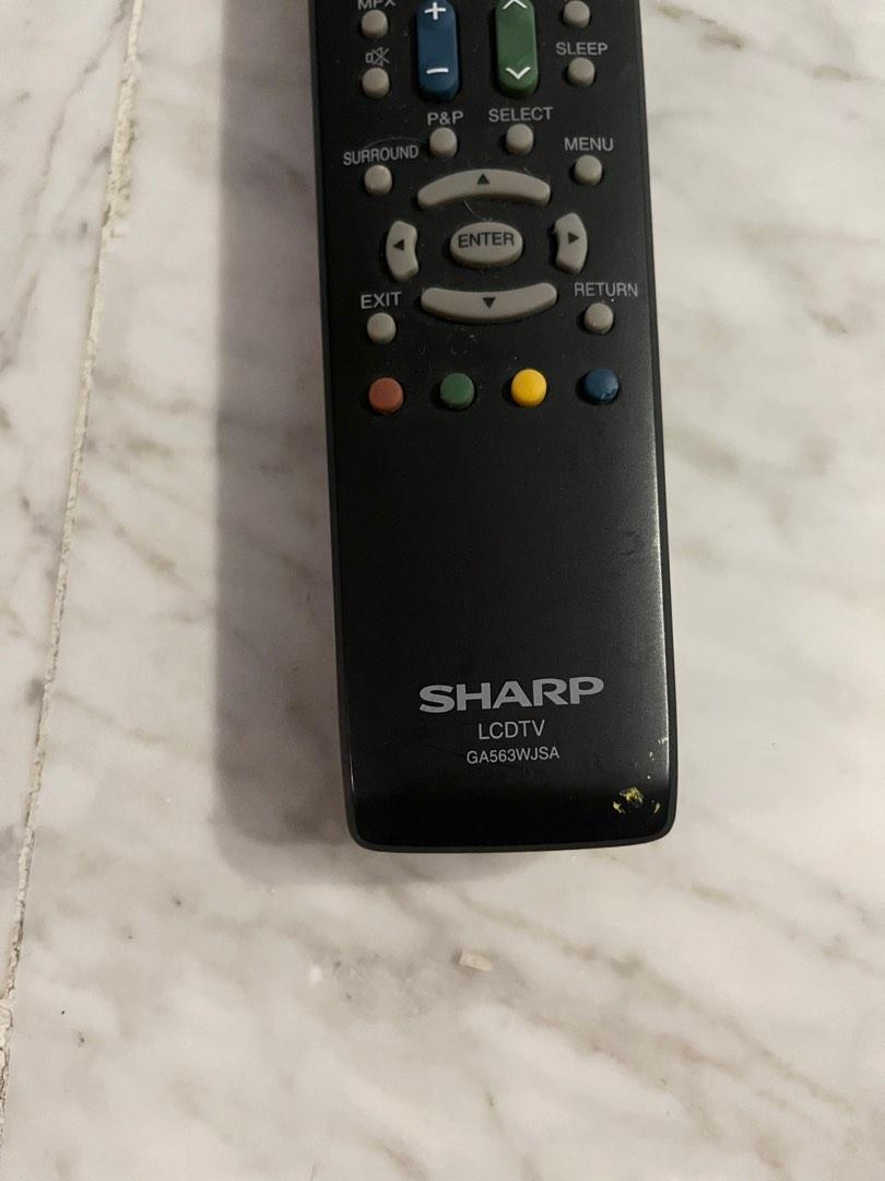 SHARP TV control GA563WJSA, Hobbies & Toys, Music & Media, Vinyls on ...