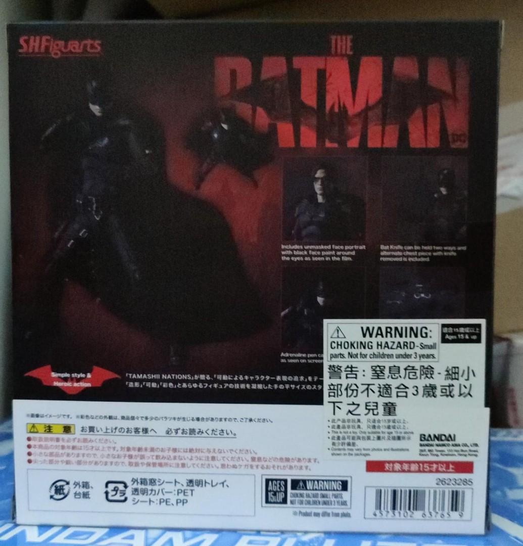 SHF 蝙蝠俠 BATMAN 2022 s.h.figuarts Action Figure Super Hero DC WB Premium ...