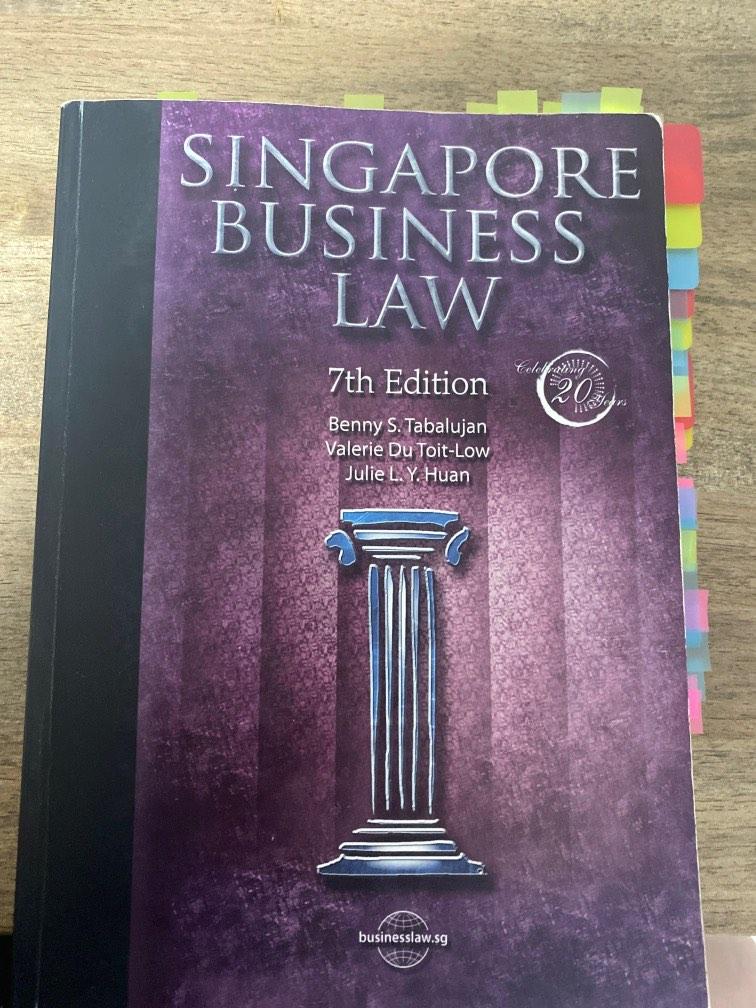 SINGAPORE BUSINESS LAW, Hobbies & Toys, Books & Magazines, Textbooks on ...