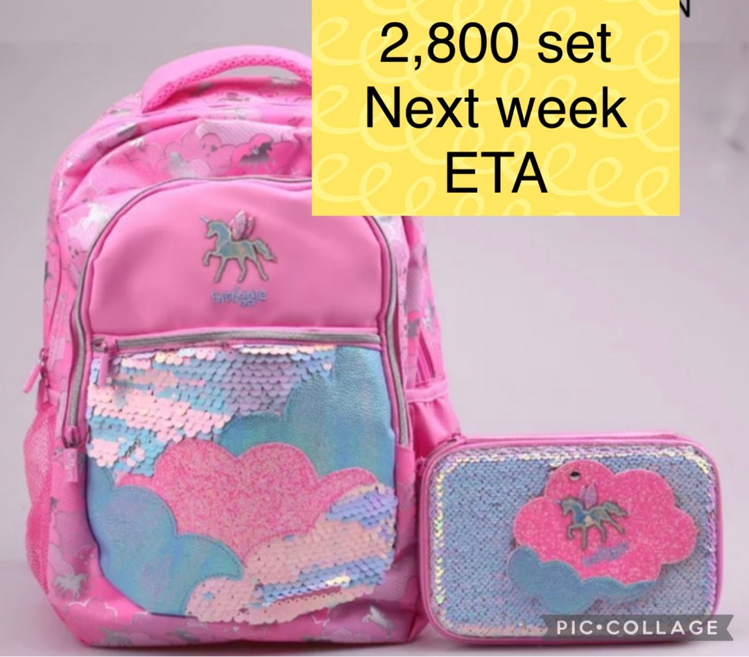 Smiggle Backpack Set, Babies & Kids, Babies & Kids Fashion on Carousell