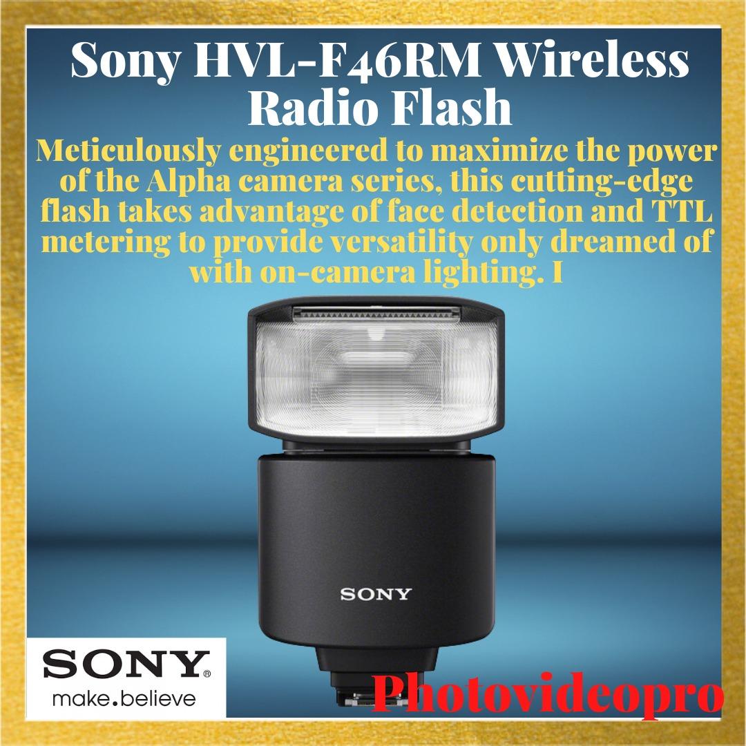 Sony HVL-F46RM Wireless Radio Flash, Photography, Photography Accessories, Flashes on Carousell