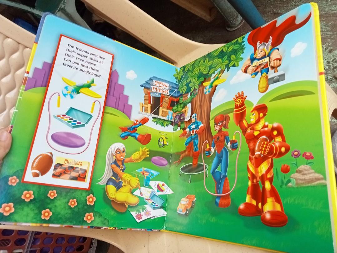 SPIDER-MAN & FRIENDS MARVEL FIRST LOOK AND FIND (HB) BOARD BOOK ...