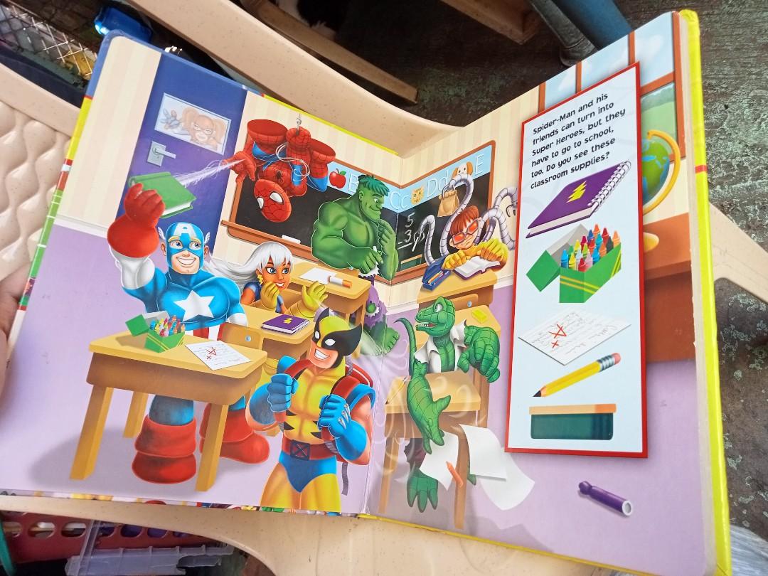 SPIDER-MAN & FRIENDS MARVEL FIRST LOOK AND FIND (HB) BOARD BOOK ...
