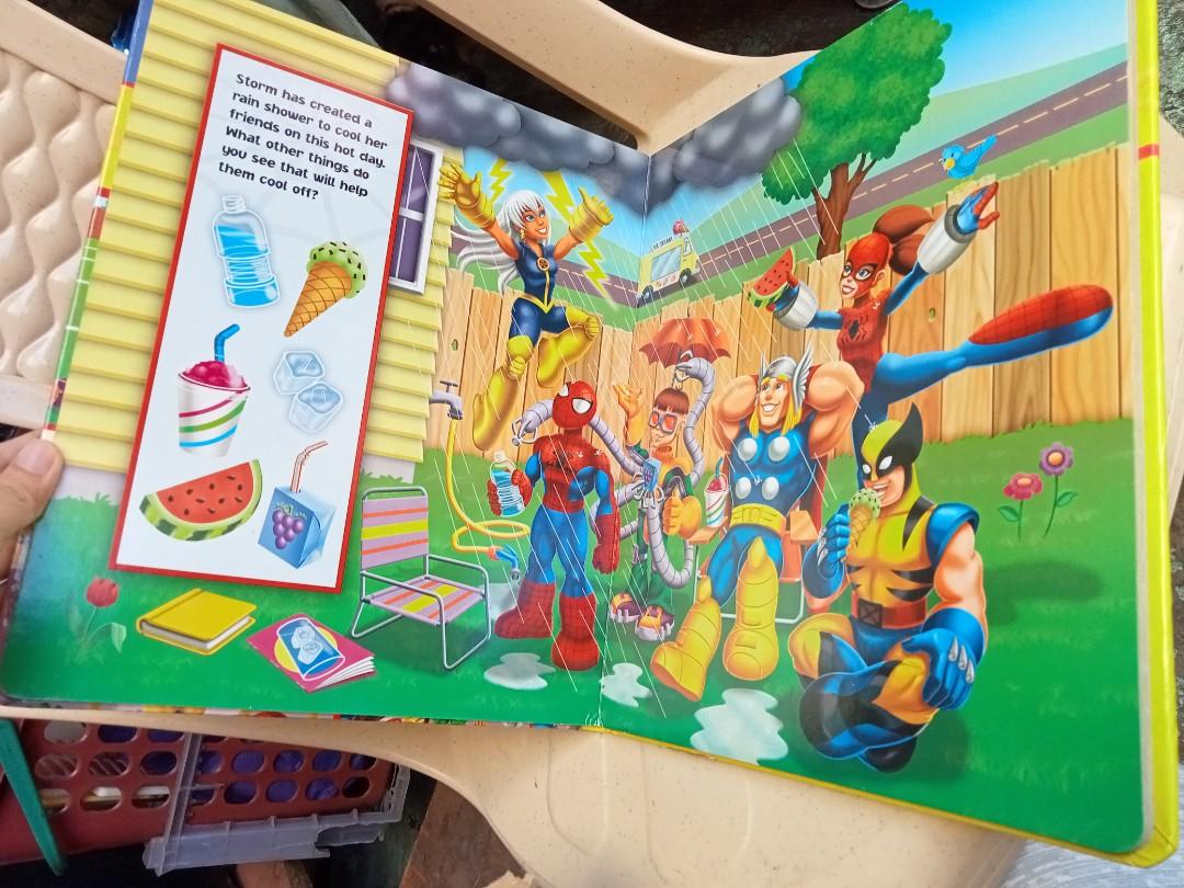 SPIDER-MAN & FRIENDS MARVEL FIRST LOOK AND FIND (HB) BOARD BOOK ...