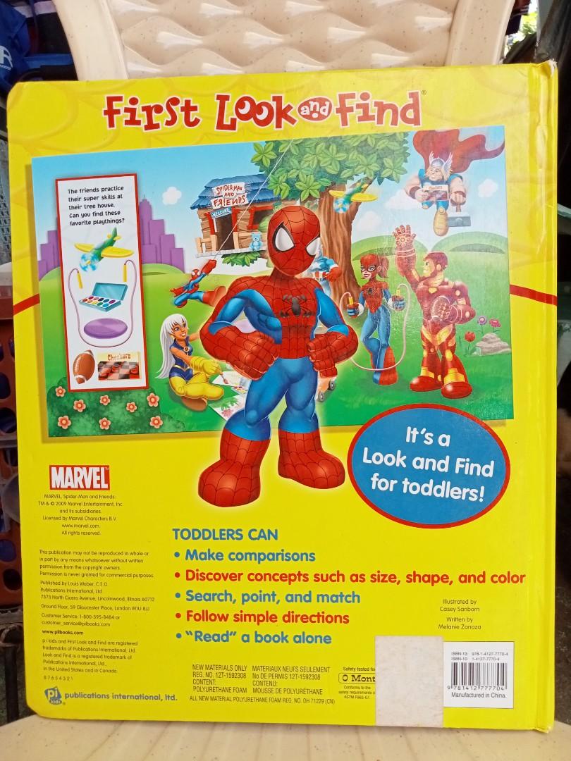 SPIDER-MAN & FRIENDS MARVEL FIRST LOOK AND FIND (HB) BOARD BOOK ...