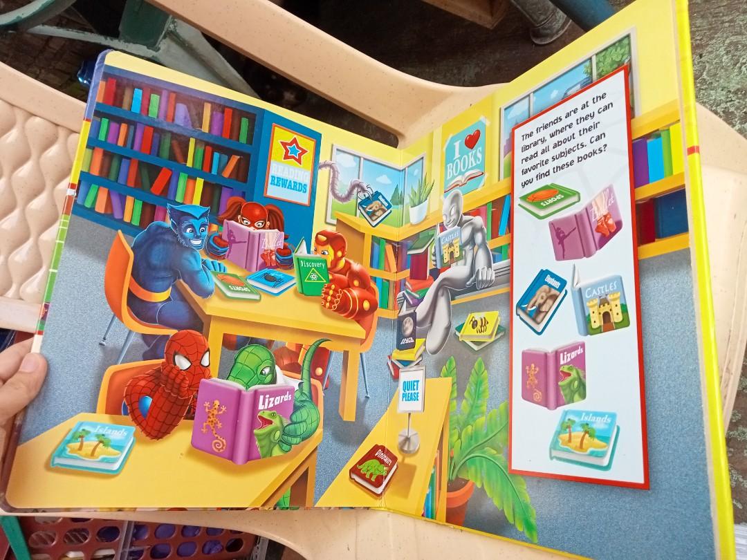 SPIDER-MAN & FRIENDS MARVEL FIRST LOOK AND FIND (HB) BOARD BOOK ...