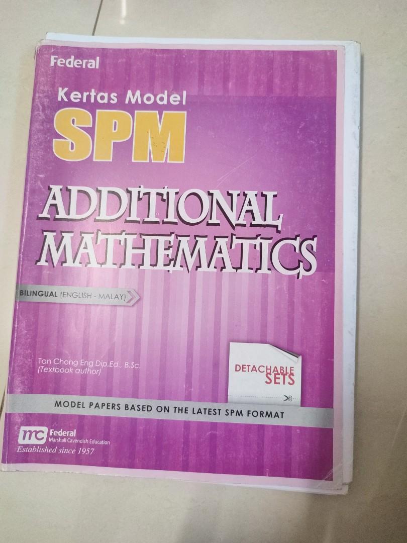SPM Additional Mathematics Federal Kertas Model, Hobbies & Toys, Books ...
