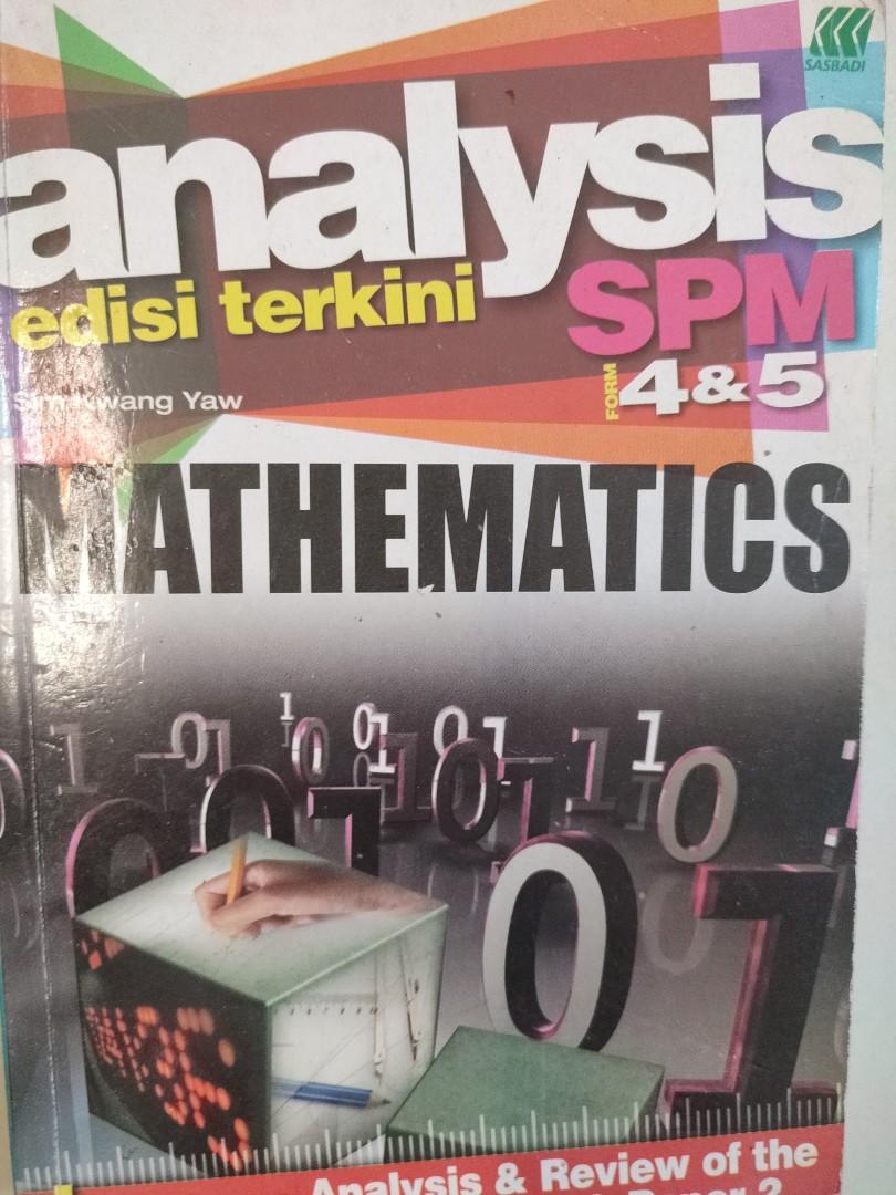 SPM Mathematics Analysis Edisi Terkini, Hobbies & Toys, Books ...