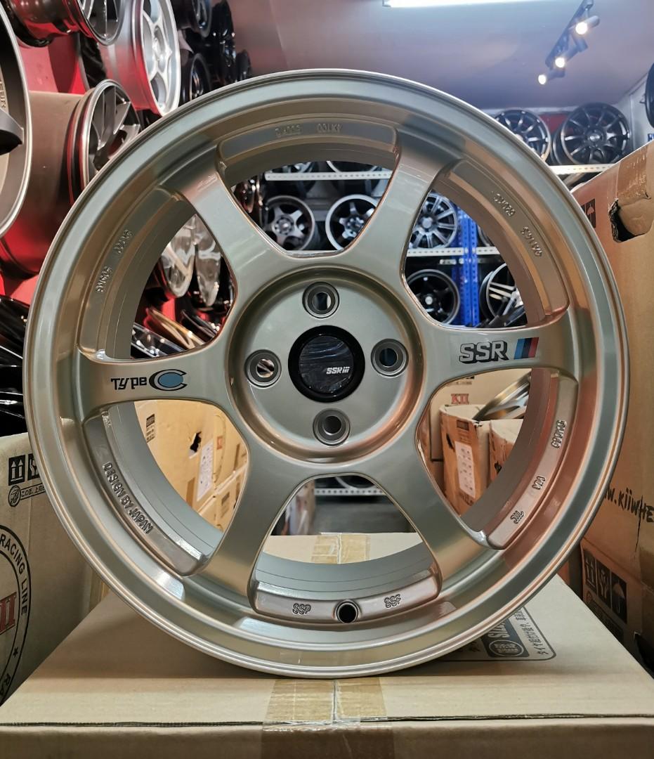 Sport Rim 16 inch SSR TYPE C 7JJ 4X100 4X114 ‼️LEPAS TRADE IN TOPUP ...