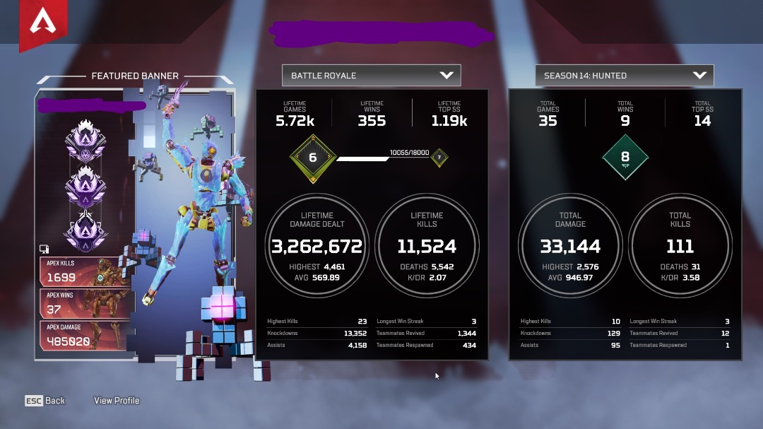 Stacked Apex Legends Account, Video Gaming, Video Games, Others on ...