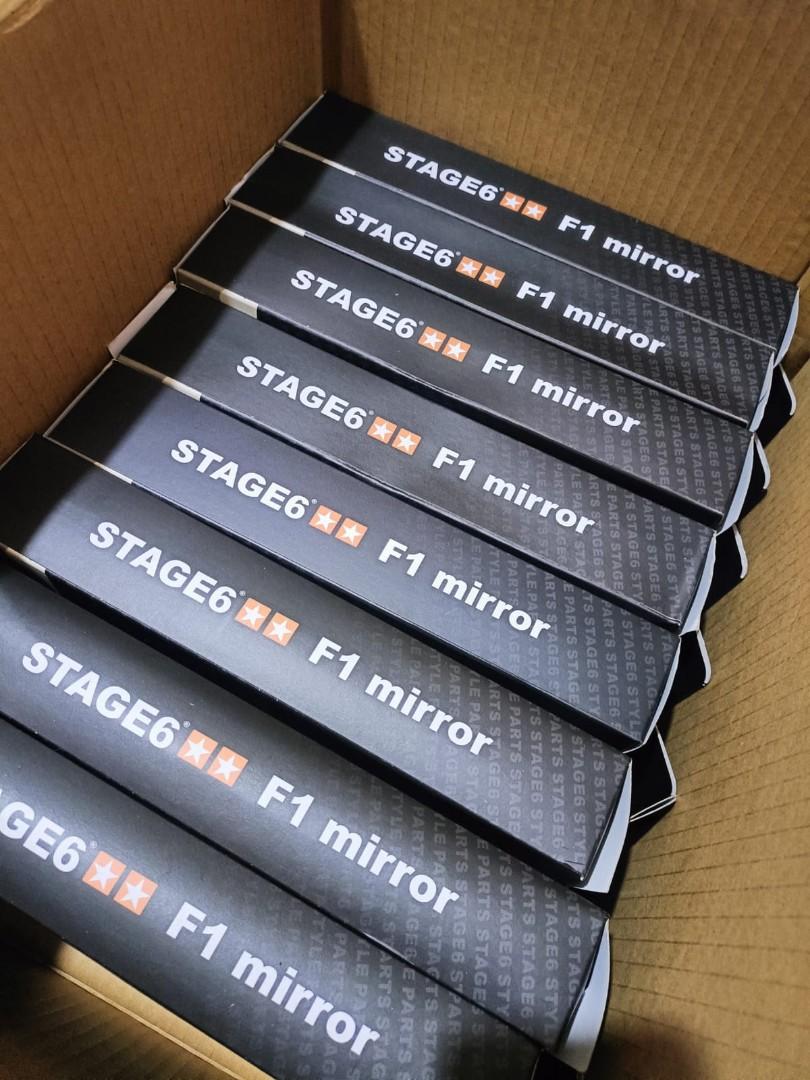 Stage 6 F1 mirrors (Taiwan Product) Nmax, Vespa, Gilera, Xmax, Adv ...
