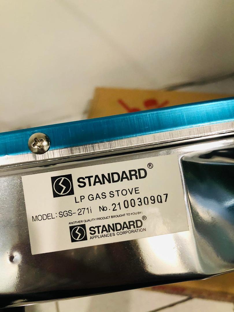 Standard Double Burner Gas Stove Slim Type SGS-271i, TV & Home ...