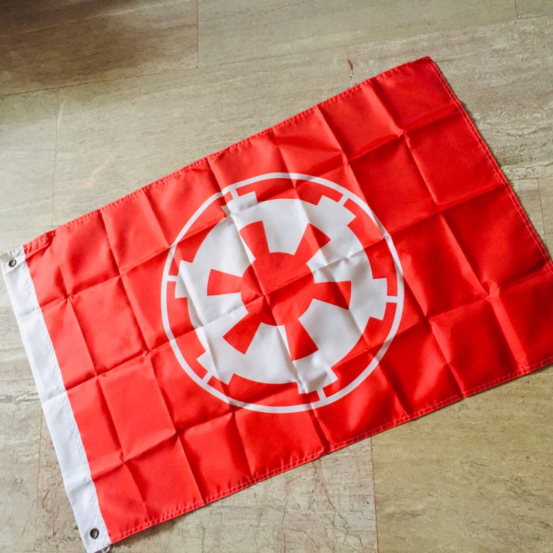 Star Wars Empire Flag 2ft x 3ft New Unused Darkside, Furniture & Home ...
