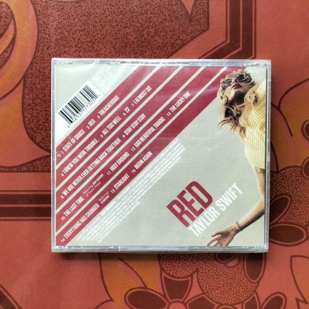 Taylor Swift - RED Standard CD + photocards (Sealed), Hobbies & Toys ...