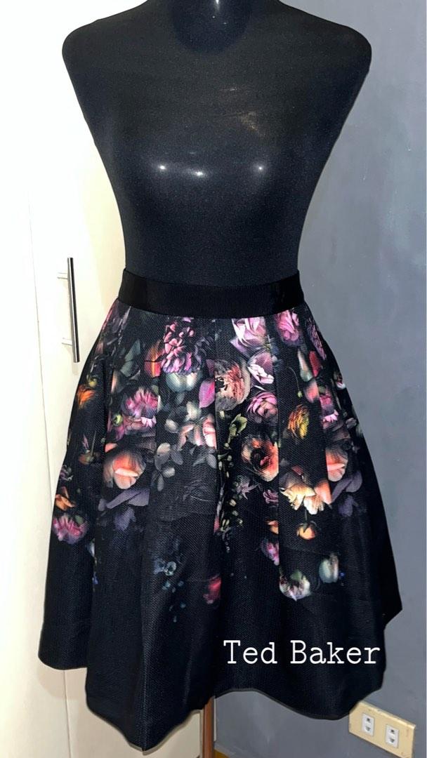 Ted Baker Shadow Floral Full Skirt, Women's Fashion, Bottoms, Skirts on Carousell