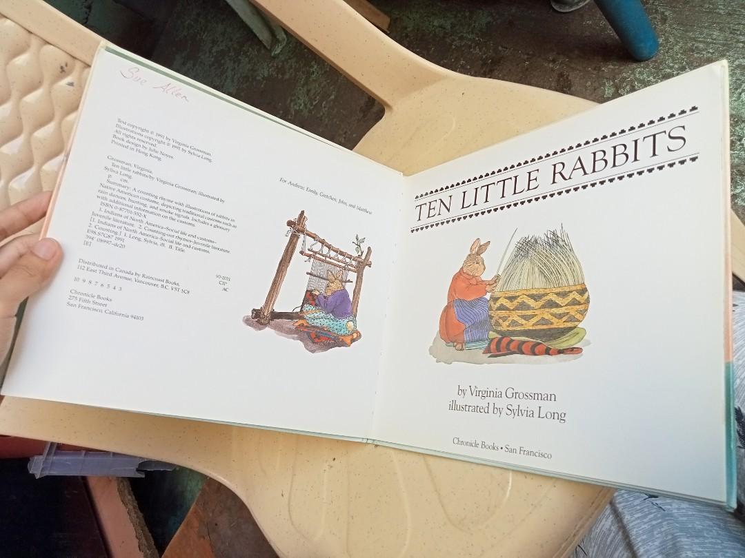 TEN LITTLE RABBITS by VIRGINIA GROSSMAN & SYLVIA LONG (HB), Hobbies ...