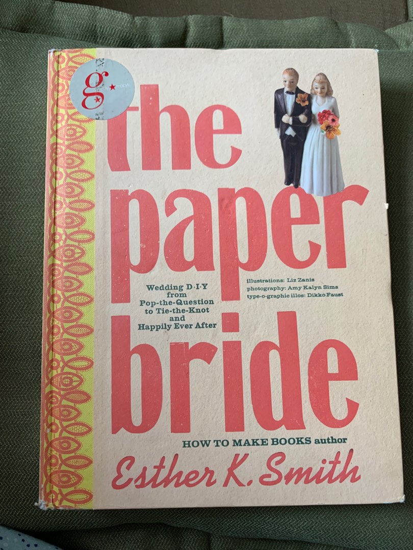 THE PAPER BRIDE BY ESTHER SMITH WEDDING DIY HARDBOUND BOOK CRAFT ...