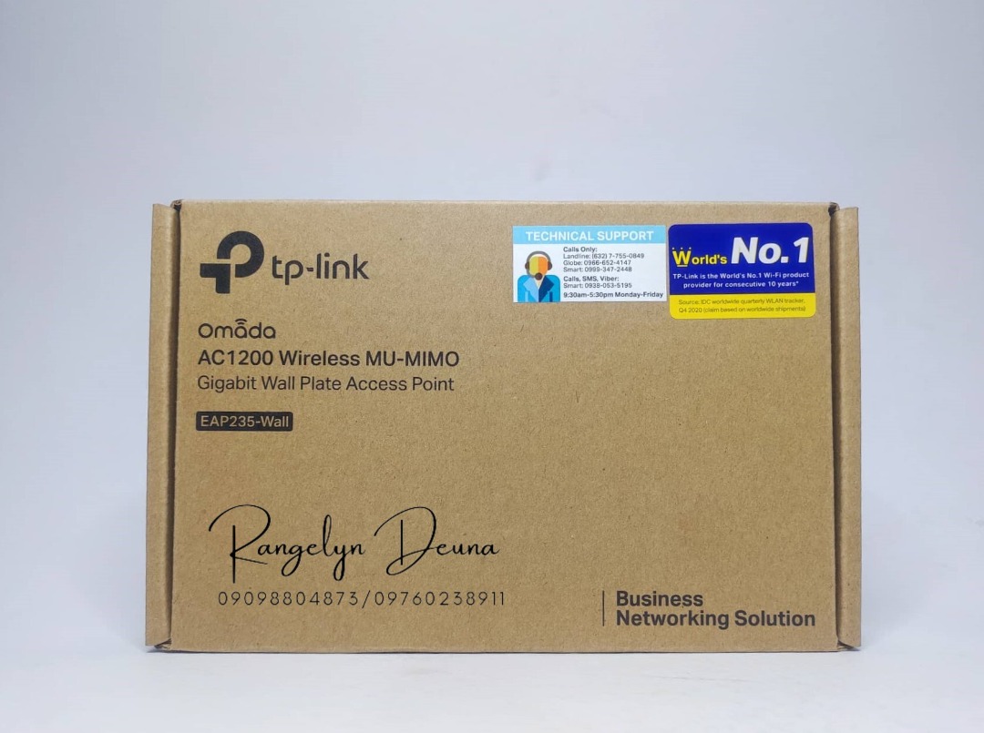 TP-LINK EAP235-Wall AC1200 Wireless Gigabit WALL PLATE Access Points on ...
