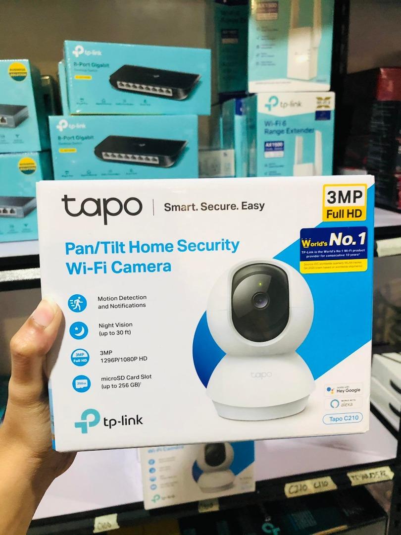 TP-Link Tapo C210 Pan/Tilt Home Security Wi-Fi Camera, Furniture & Home ...