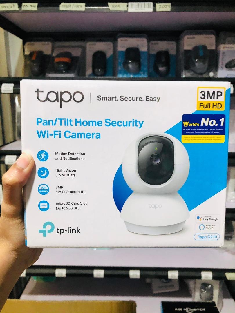 TP-Link Tapo C210 Pan/Tilt Home Security Wi-Fi Camera, Furniture & Home ...
