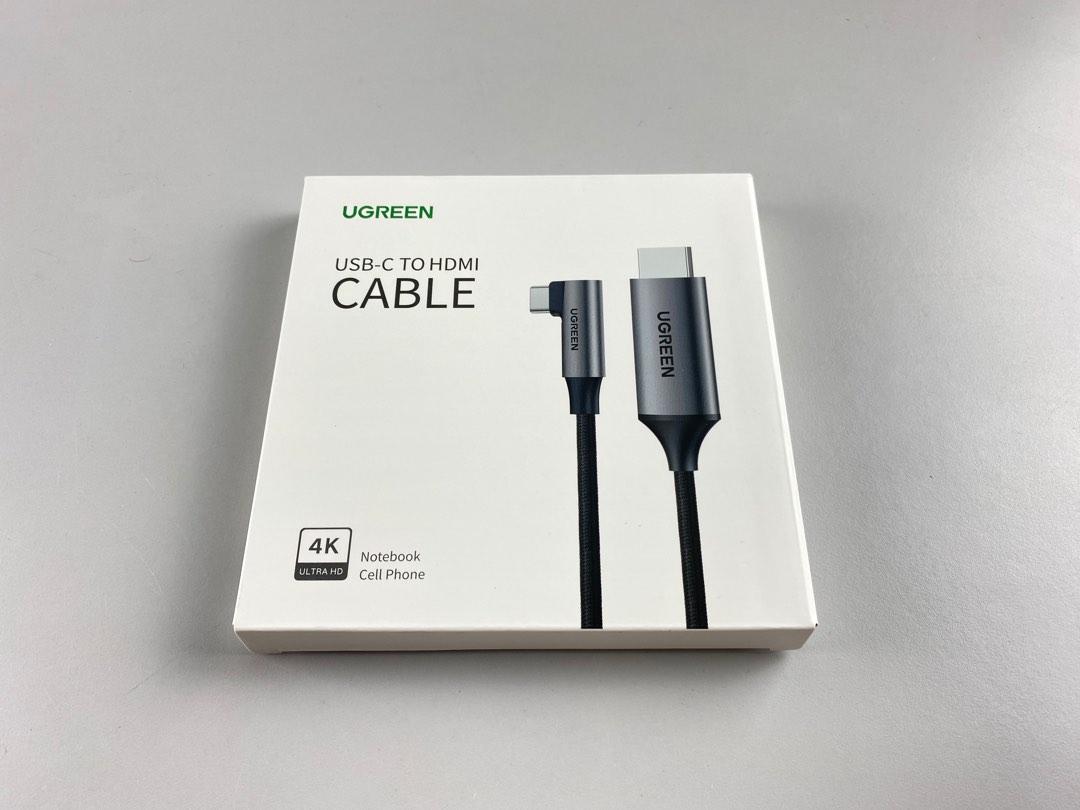 Ugreen - USB-C TO HDMI CABLE - 2 METER 90 degree - 4K 60Hz, Computers ...