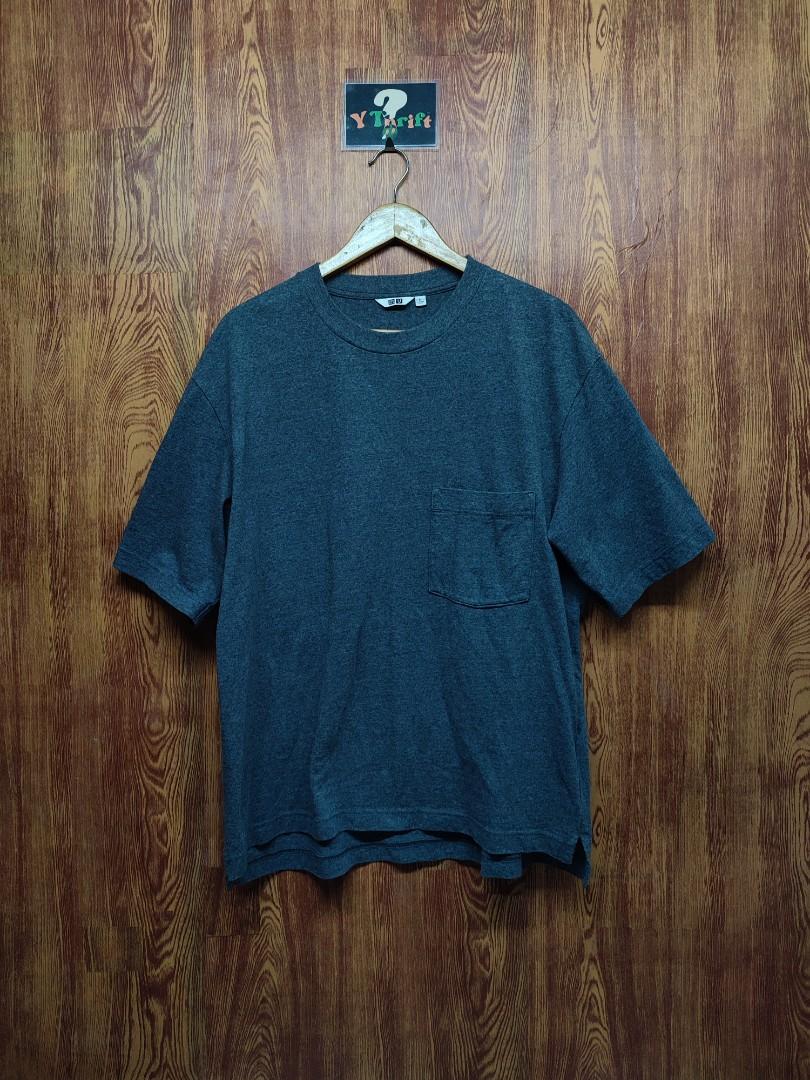 Uniqlo Box Tee with pocket, Men's Fashion, Tops & Sets, Tshirts & Polo ...