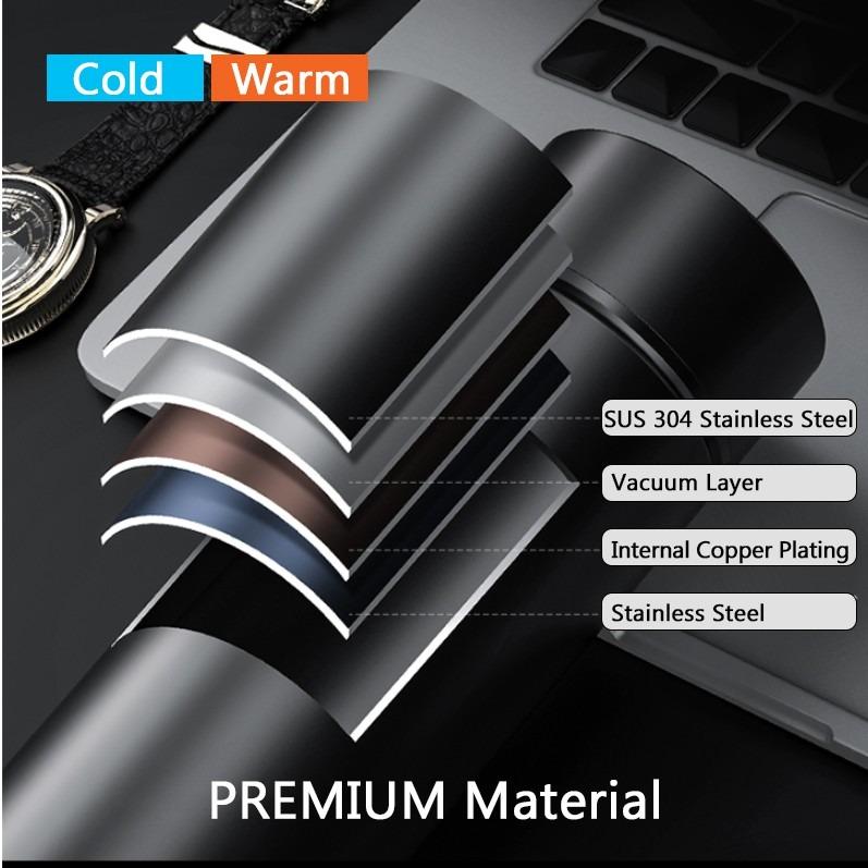 VADSO-Smart LED Temperature Display Premium Thermal Flask 304 Stainless ...