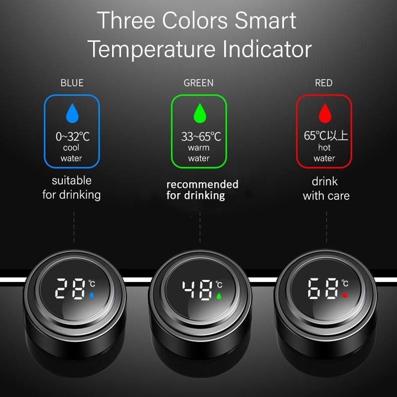VADSO-Smart LED Temperature Display Premium Thermal Flask 304 Stainless ...