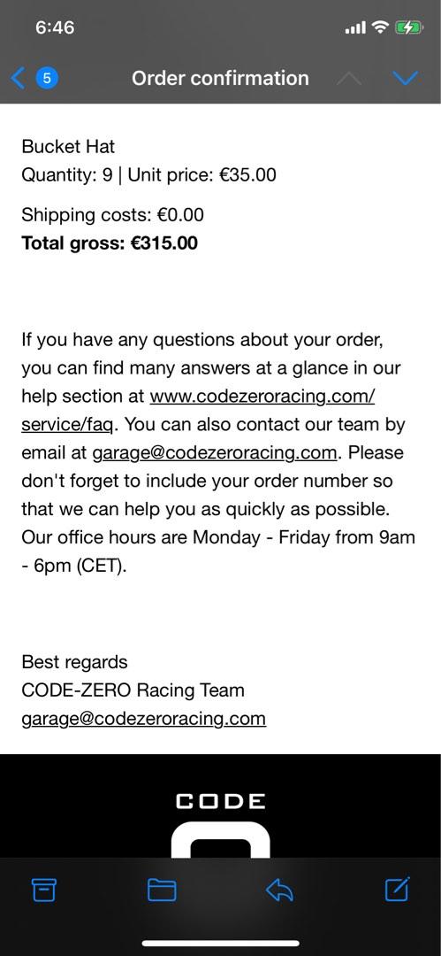 Valtteri Bottas Bucket Hat VB77 Limited Edition, Men's Fashion, Watches ...