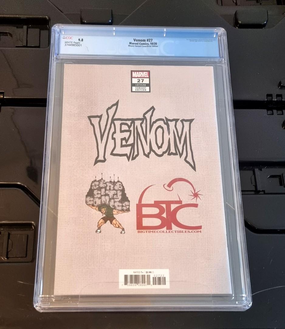 VENOM #27 (MEYERS VARIANT COVER / ERROR EDITION) CGC GRADED 9.8 ...