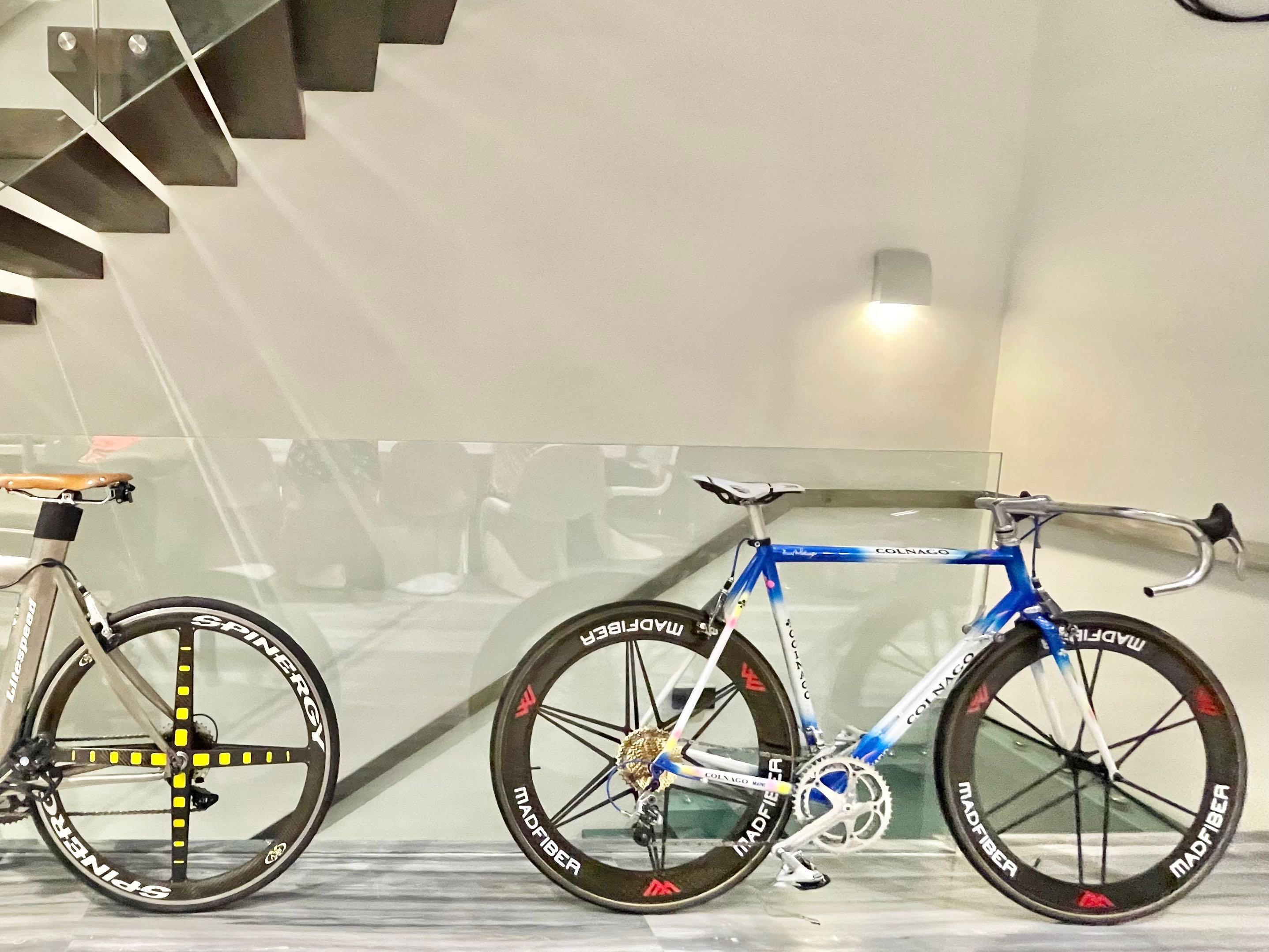 Very rare vintage Colnago Bititan Titanio 53cm (Titanium welded tubes w ...