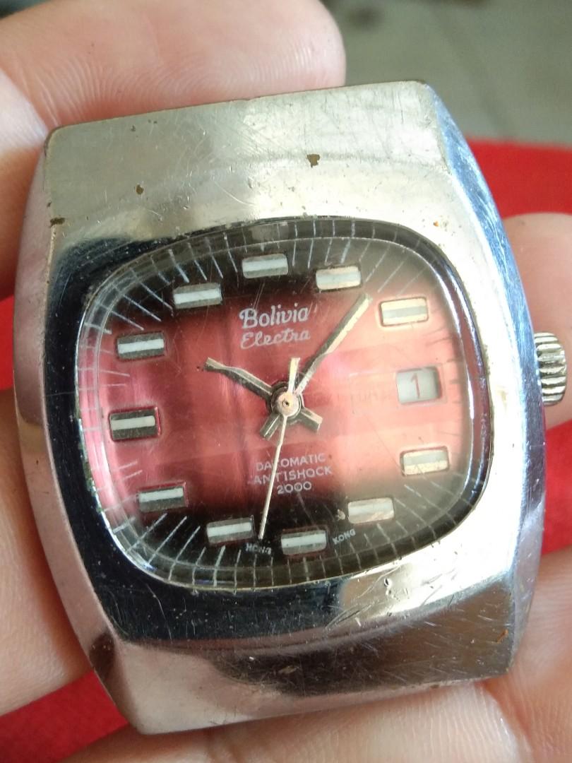 Vintage Bolivia manual wind watch, Men's Fashion, Watches & Accessories ...
