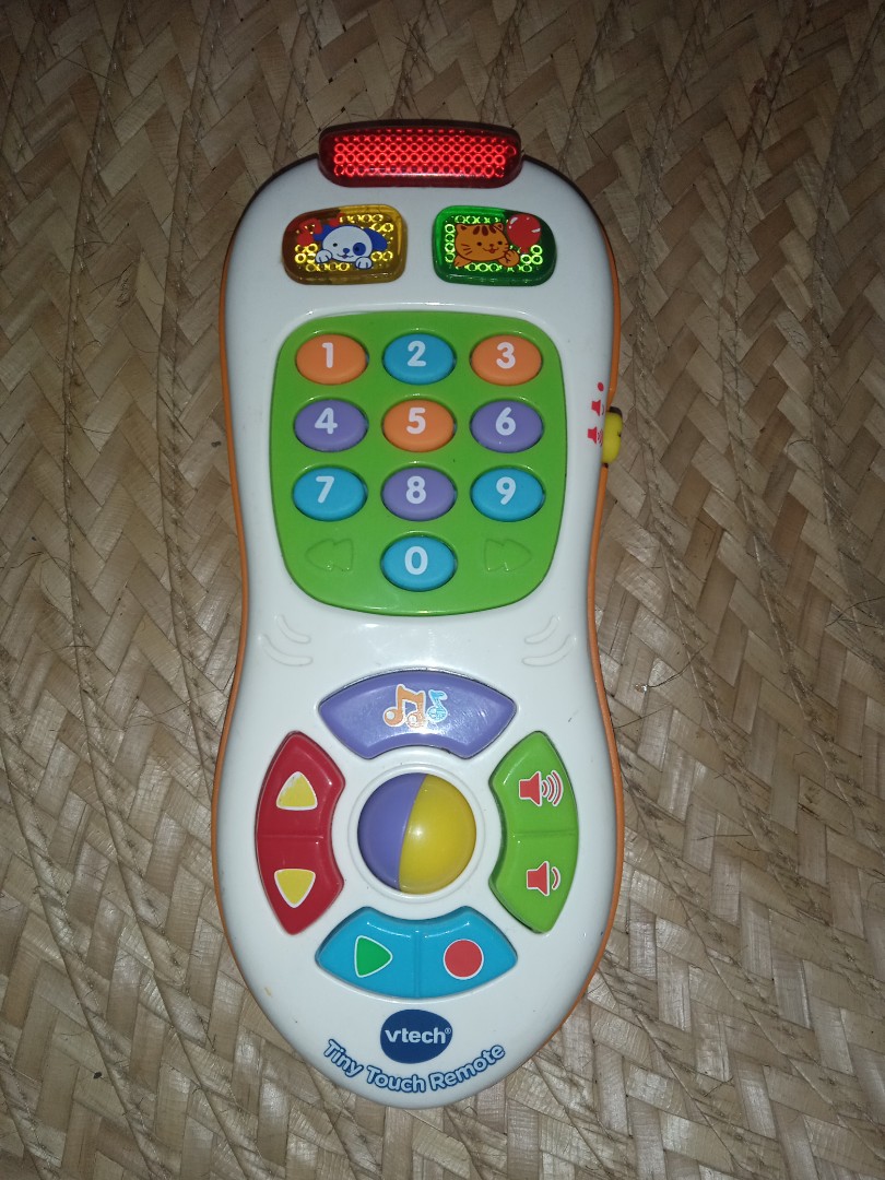 Vtech Tiny Touch Remote, Babies & Kids, Infant Playtime on Carousell