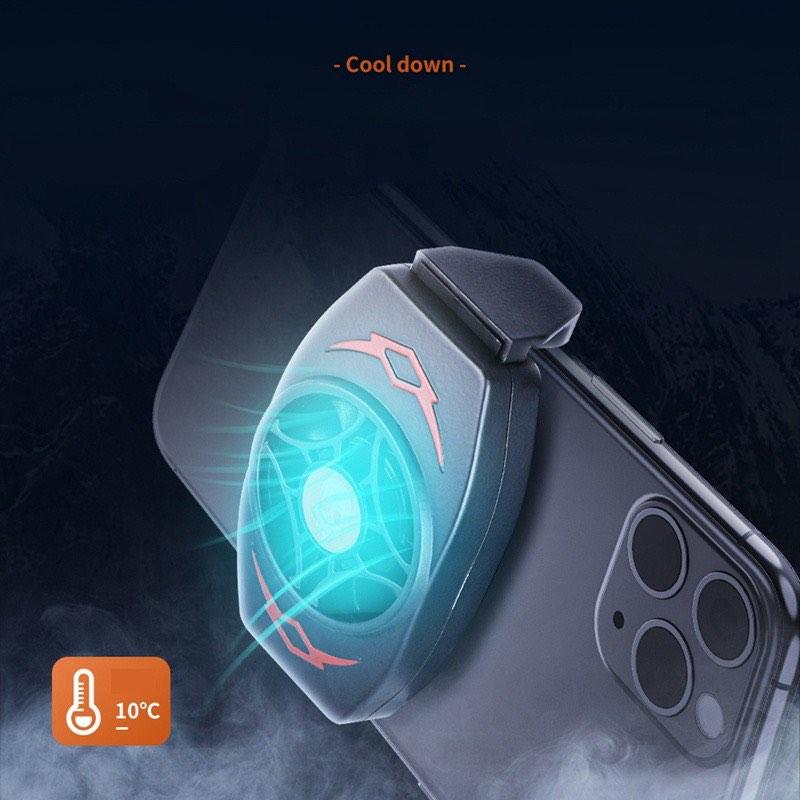 *Wired* Mobile Phone Radiator Gaming Phone Cooler Portable Fan Cooling ...