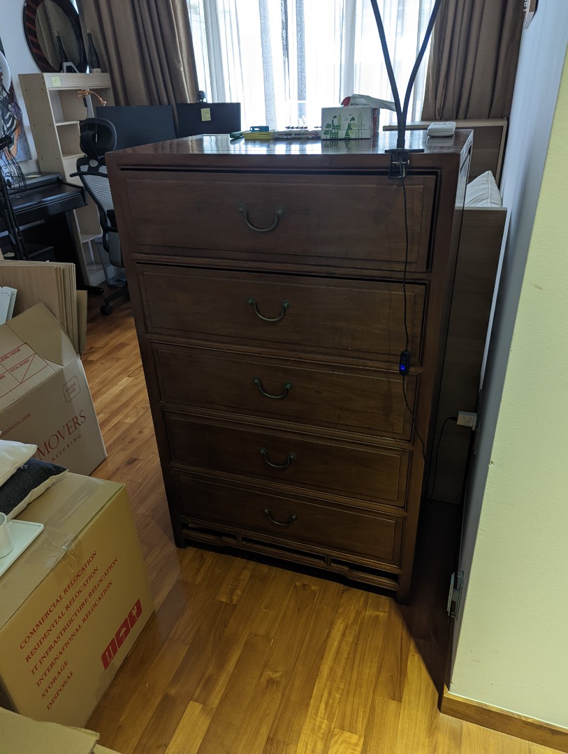 Wooden Commode, Furniture & Home Living, Furniture, Shelves, Cabinets ...